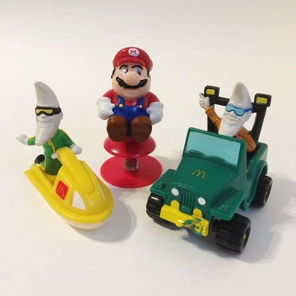 McDonald's | Toys | Mcdonalds Toys Moon Man Boat Jeep Super Mario Bro ...